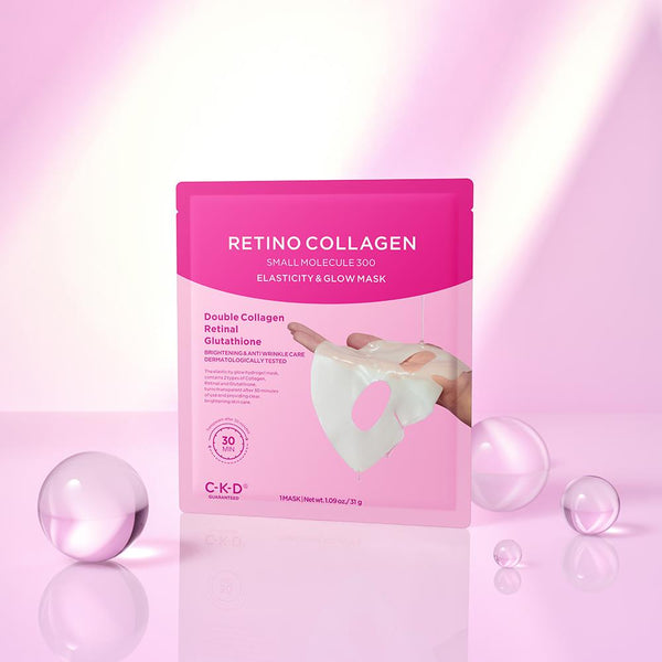 CKD Retino Collagen 300 Hydrogel Mask - Elasticity & Glow (10 Sheets ...